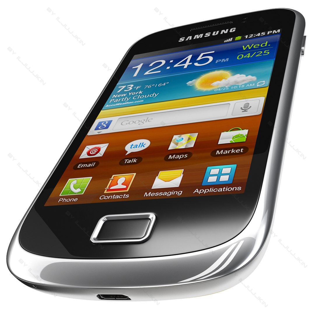 3d Samsung Galaxy Mini 2 Model