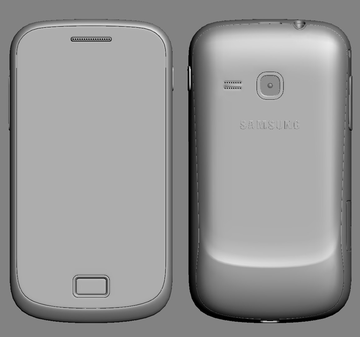 3d Samsung Galaxy Mini 2 Model