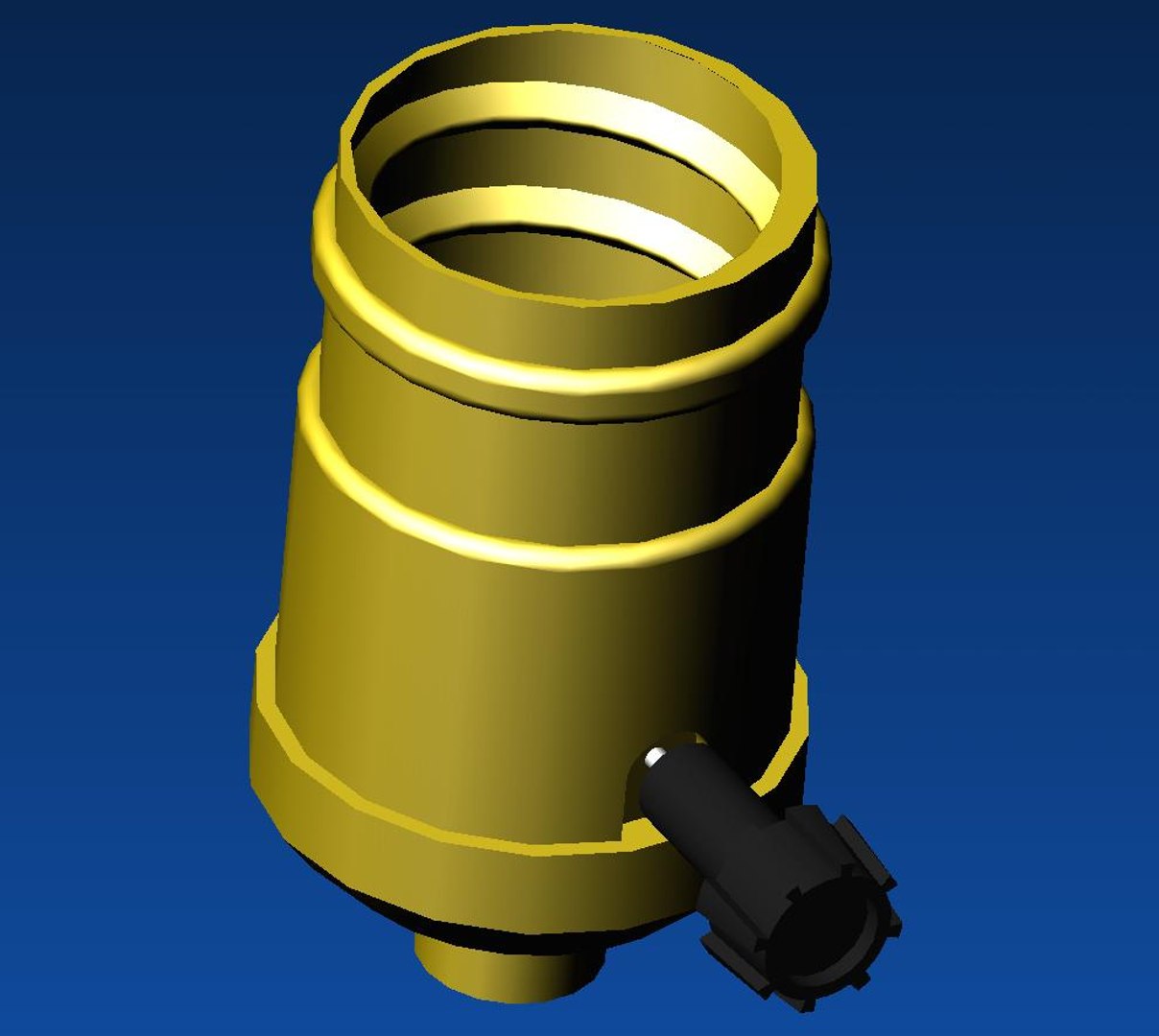 light socket lamp 3d obj