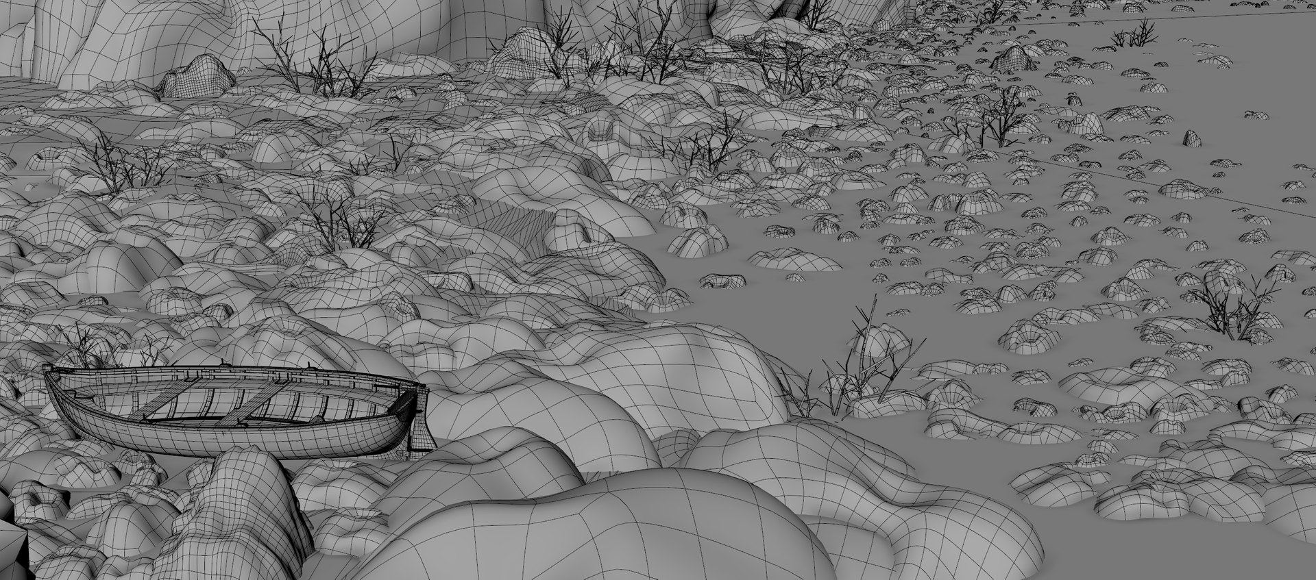 Beach Sunset 3D Model - TurboSquid 1547082