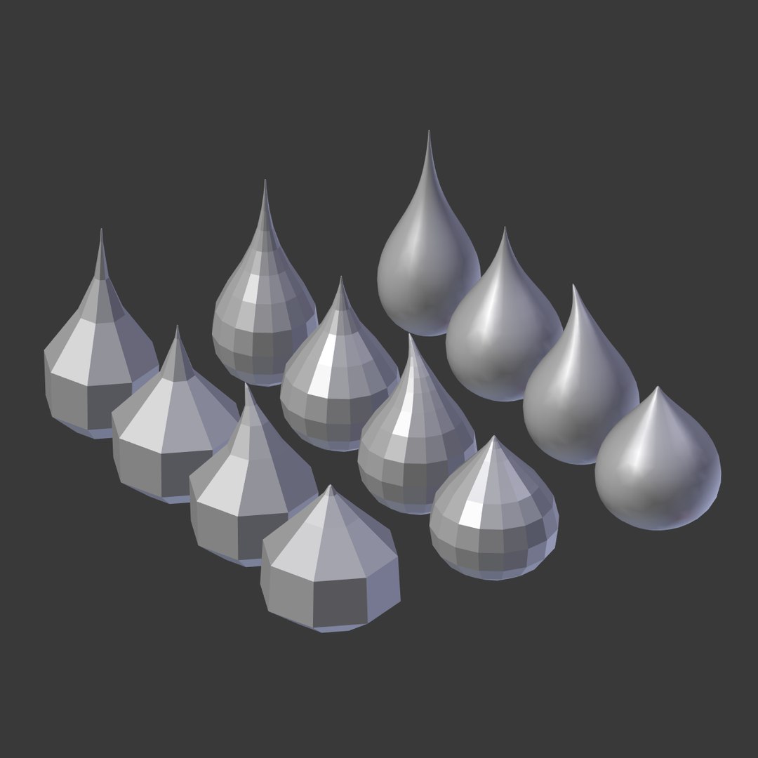 Blood Drop 3D Model - TurboSquid 1261579