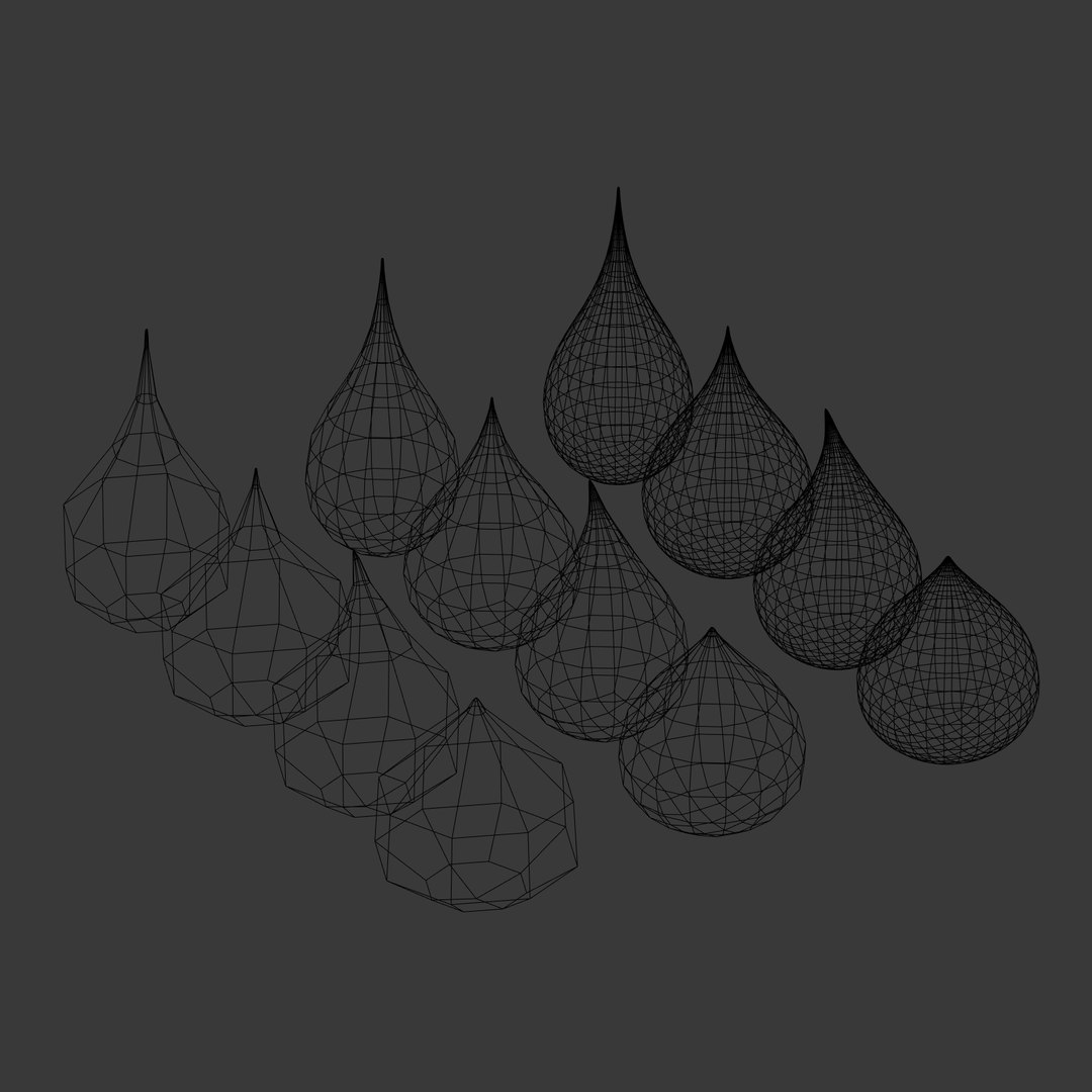 Blood Drop 3D Model - TurboSquid 1261579