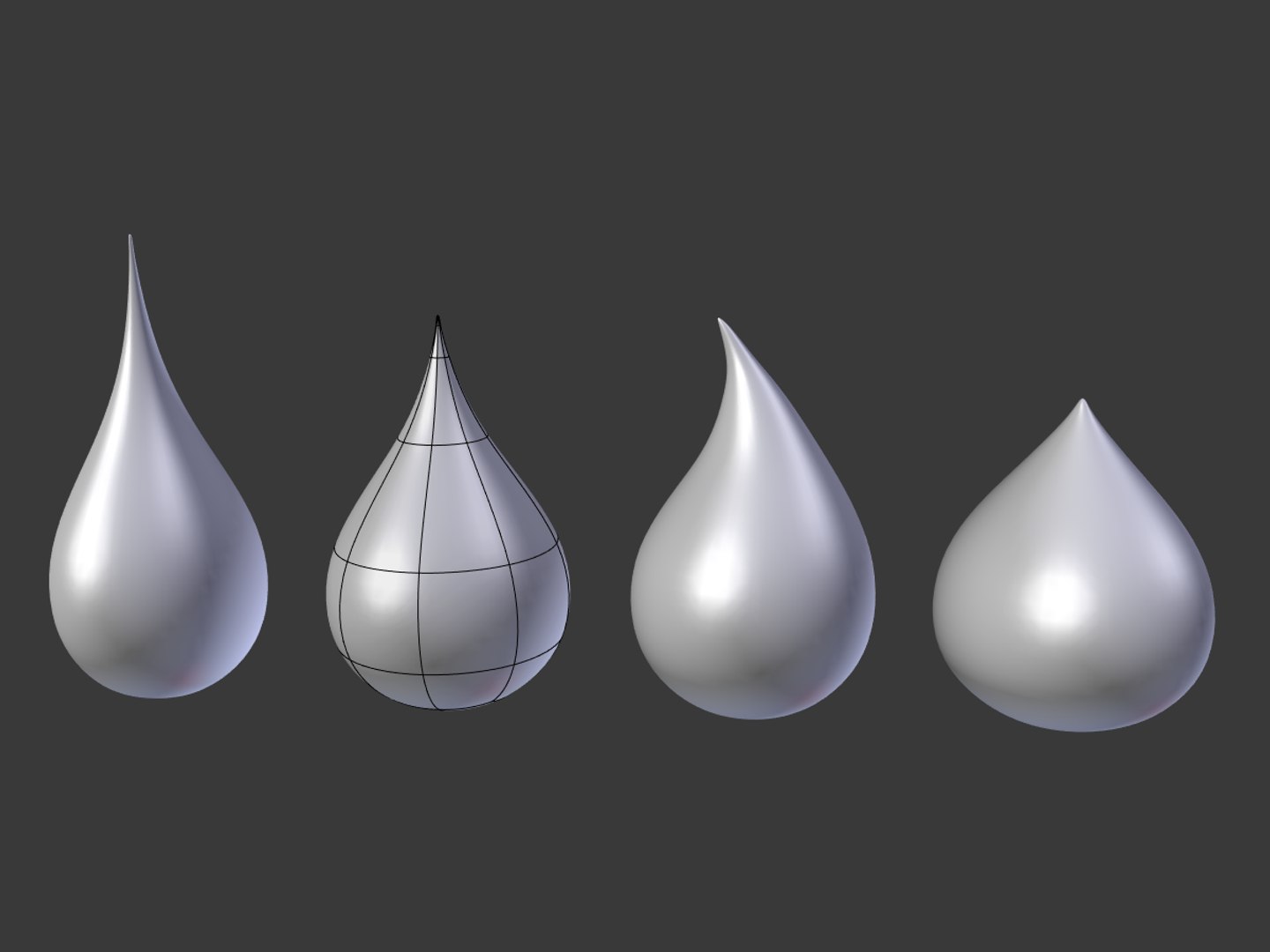 Blood Drop 3D Model - TurboSquid 1261579