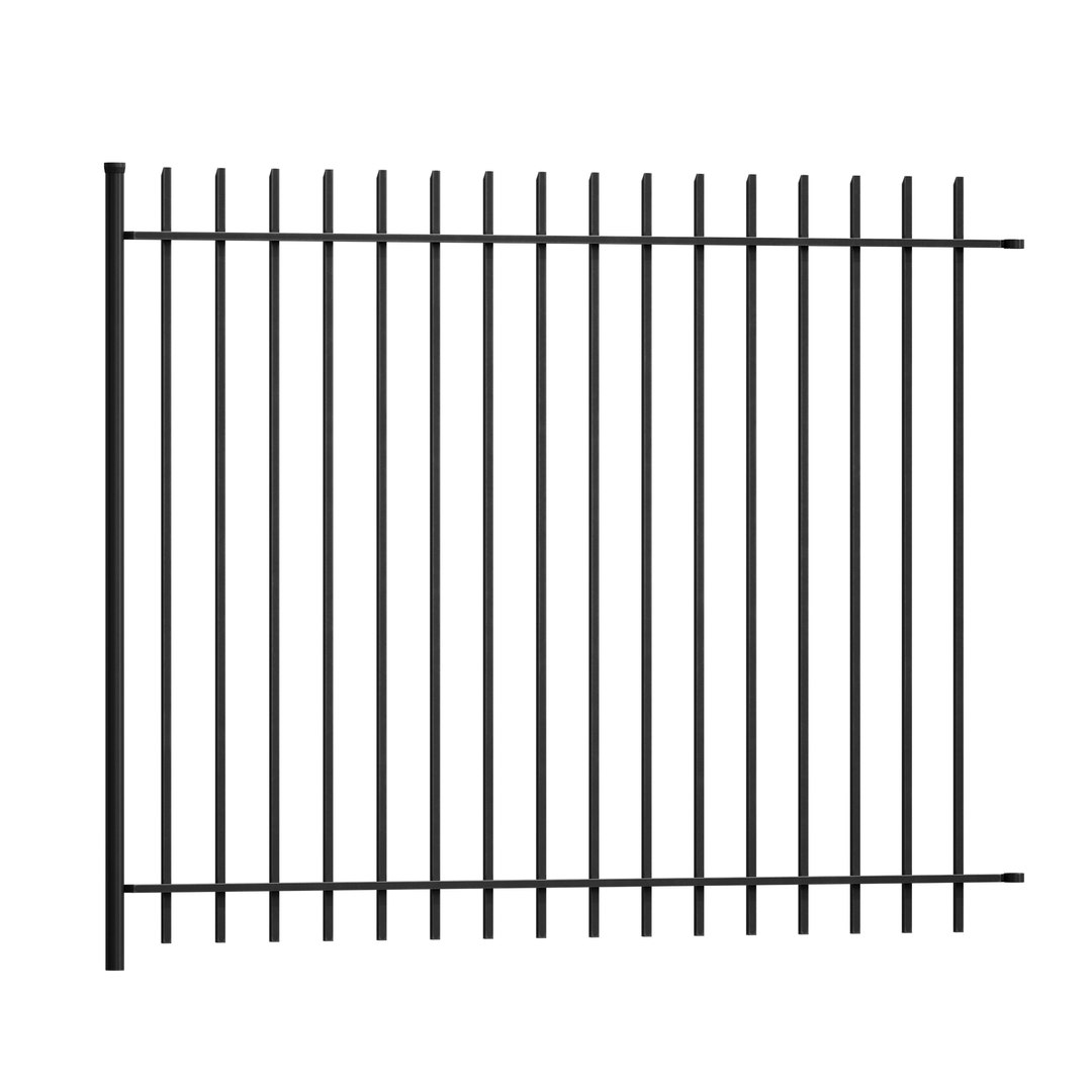 3D Metal fence with wicket and gate model - TurboSquid 2176762