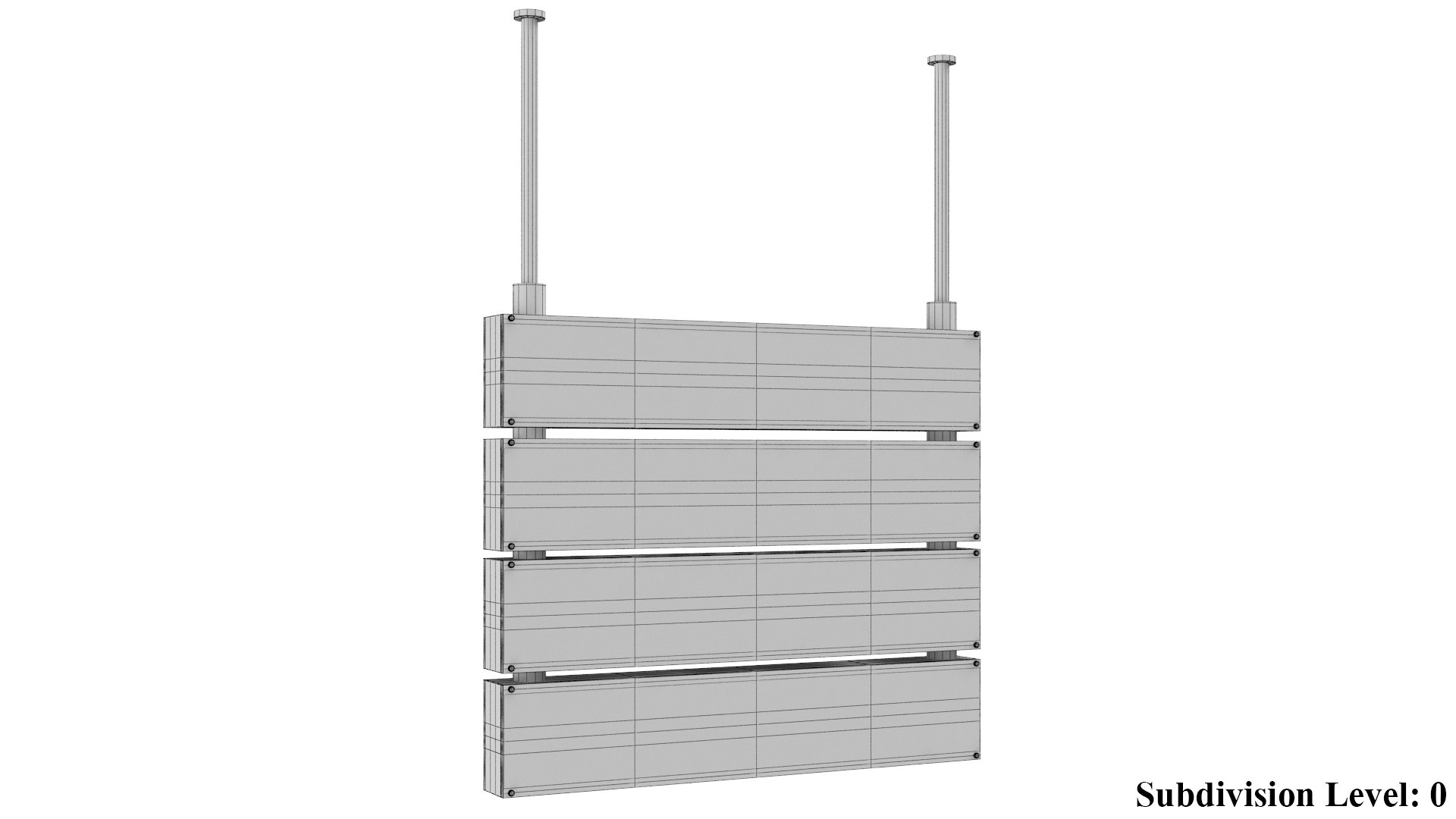 Real airport signs model - TurboSquid 1538408