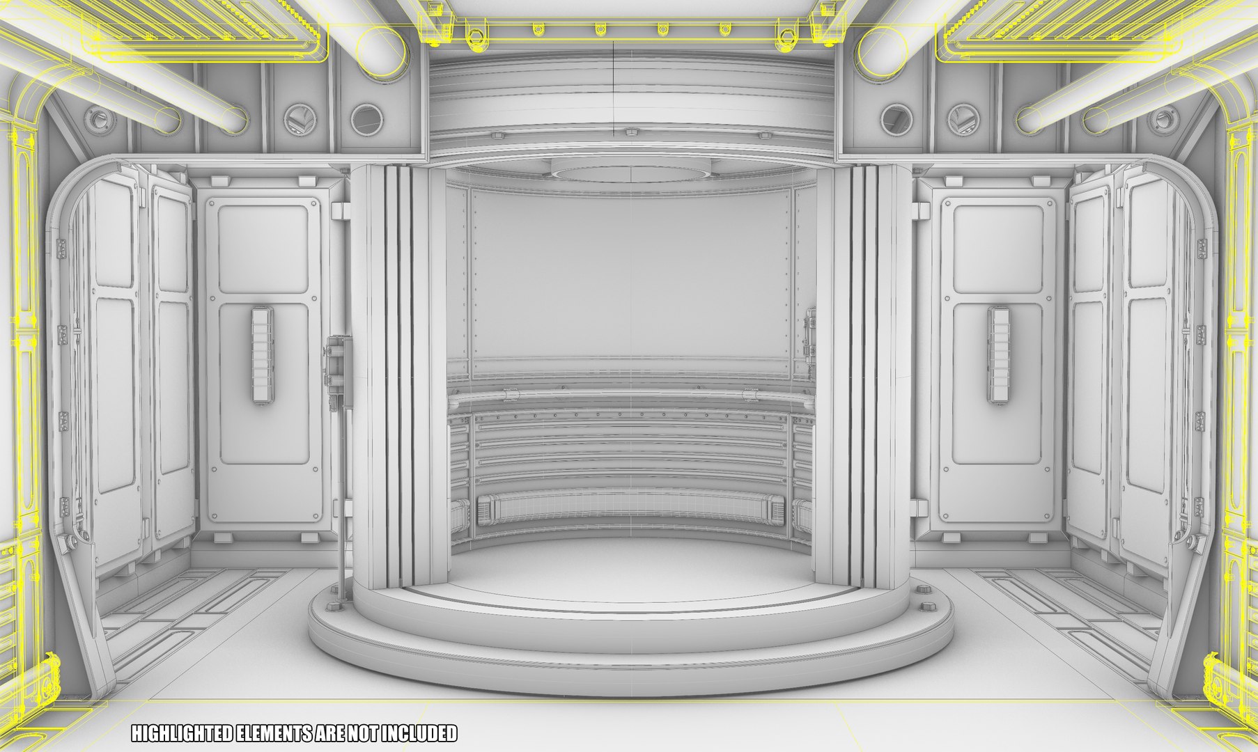 3D Model Vault 33 Lift Area - TurboSquid 2268739