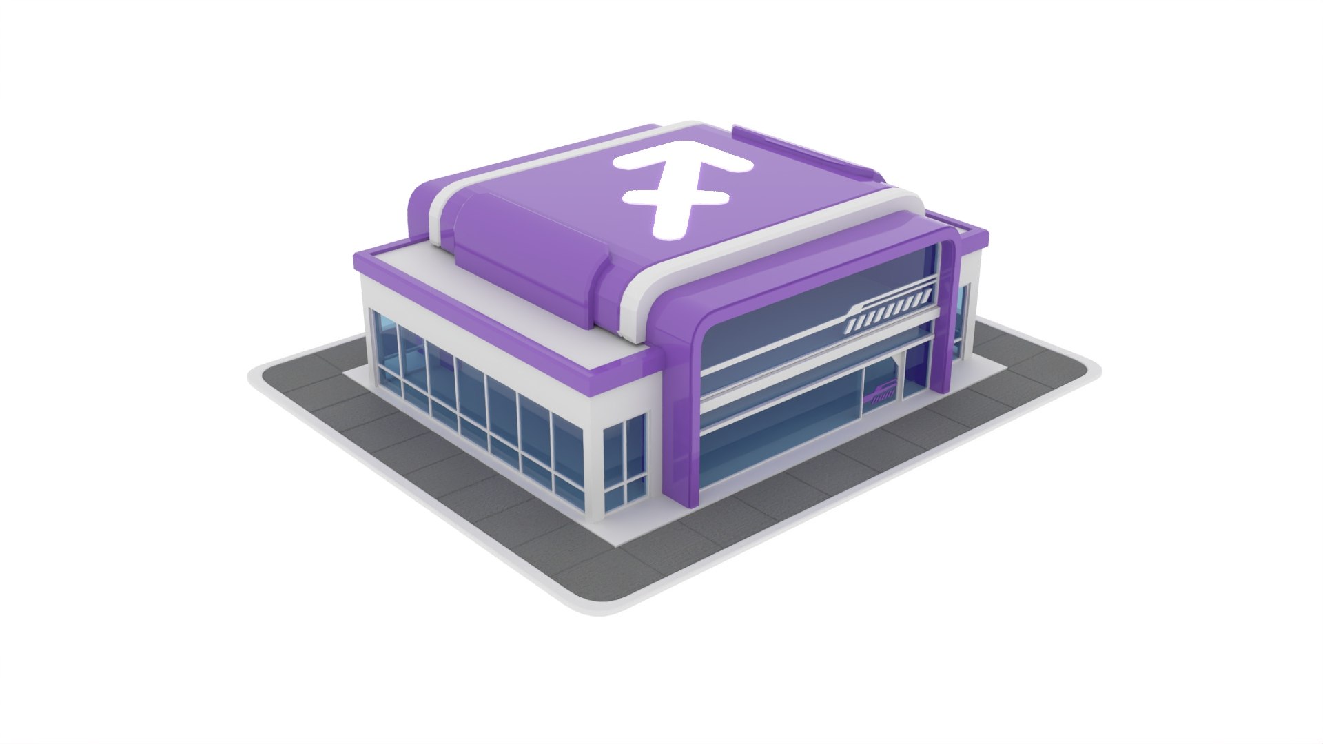 3D Sci-Fi Horoscope Building Sagittarius - TurboSquid 2358816