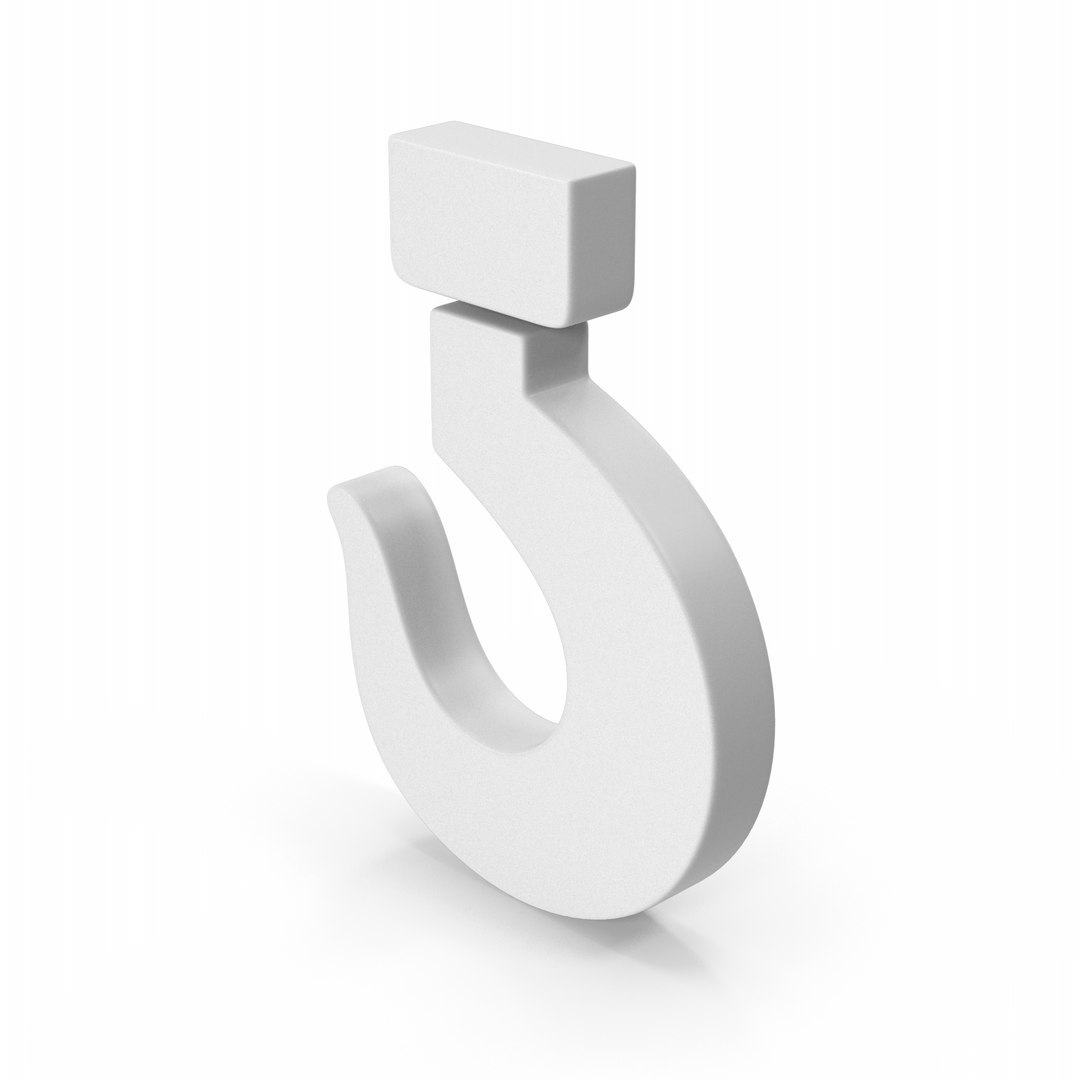 Hook Symbol 3D Model - TurboSquid 2170716