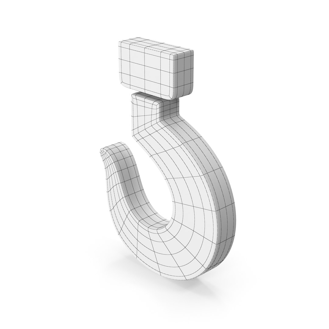 Hook Symbol 3D Model - TurboSquid 2170716