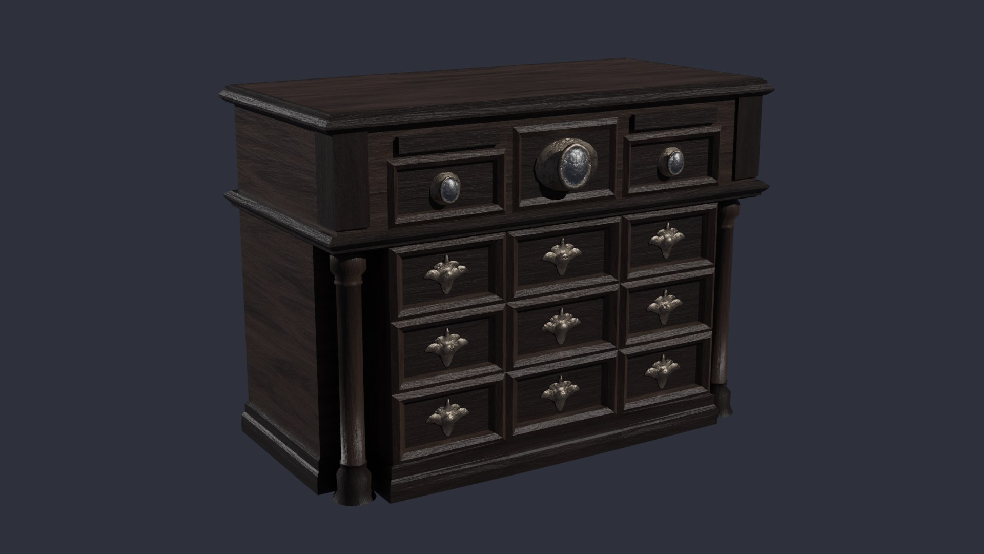 3D Low-poly Drawer - TurboSquid 2239851