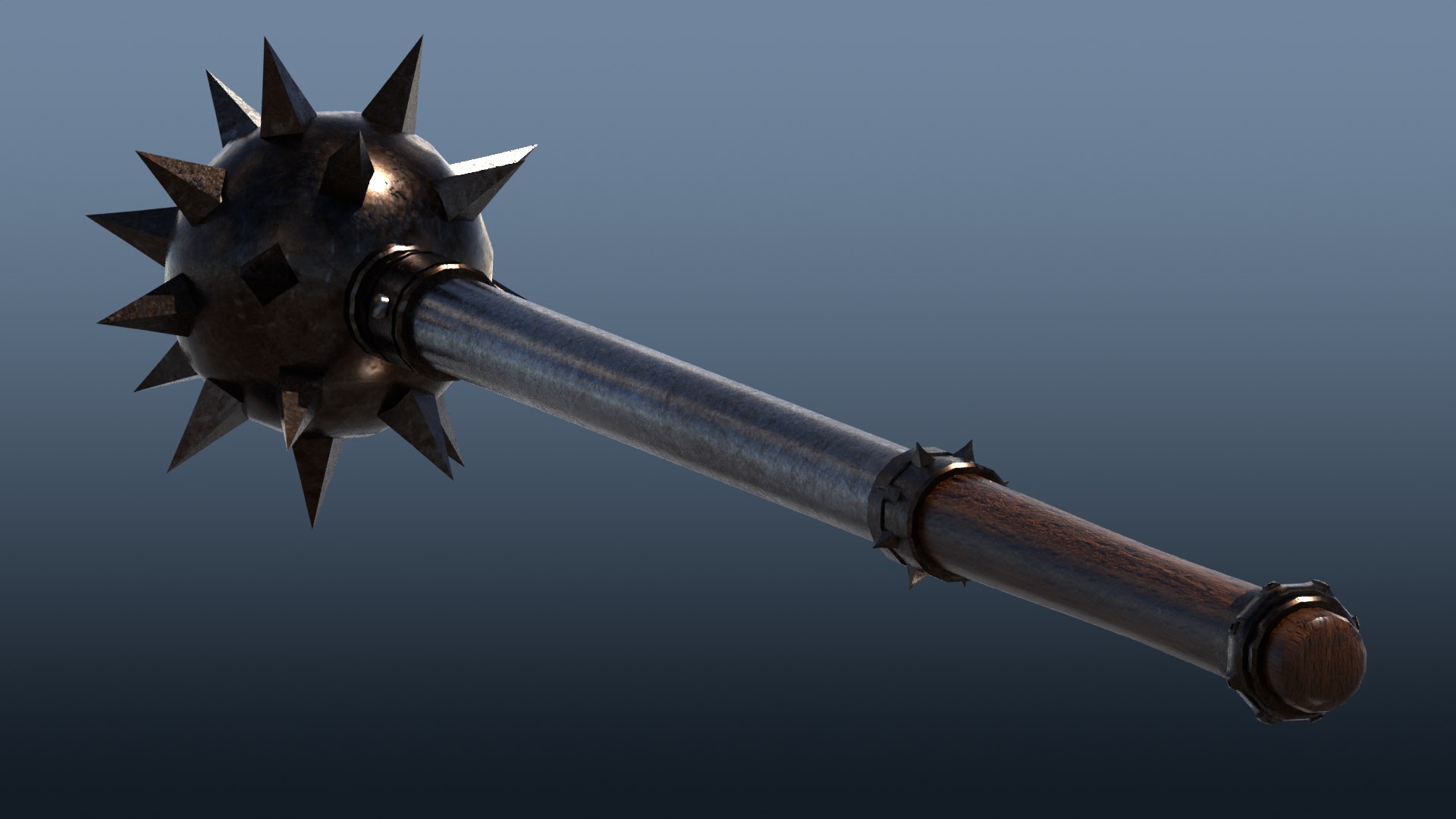 Medieval Morning Star 3D Model - TurboSquid 2253733