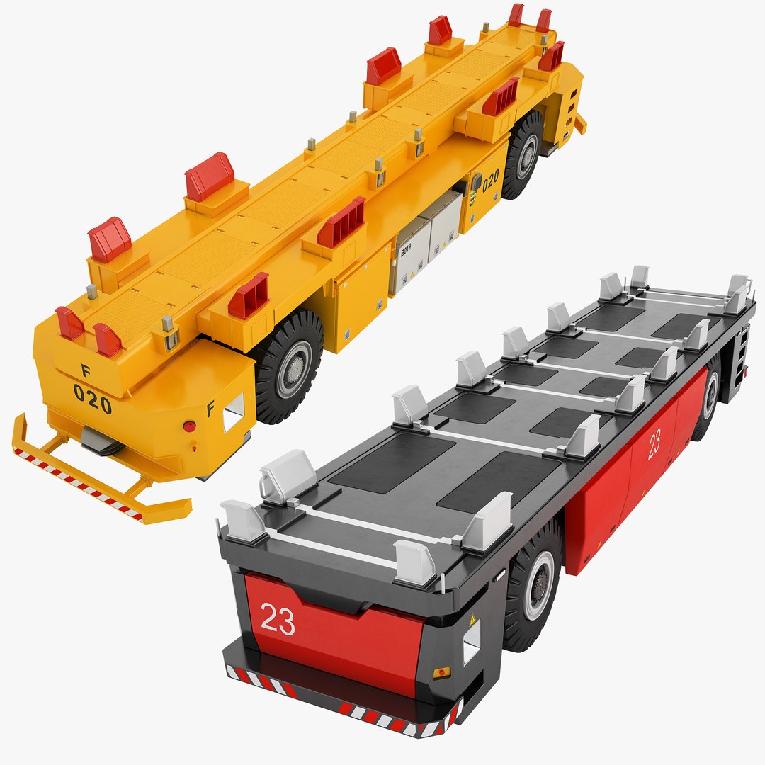 Self Drive Loader Platform Collection 01 3D Model - TurboSquid 1781912