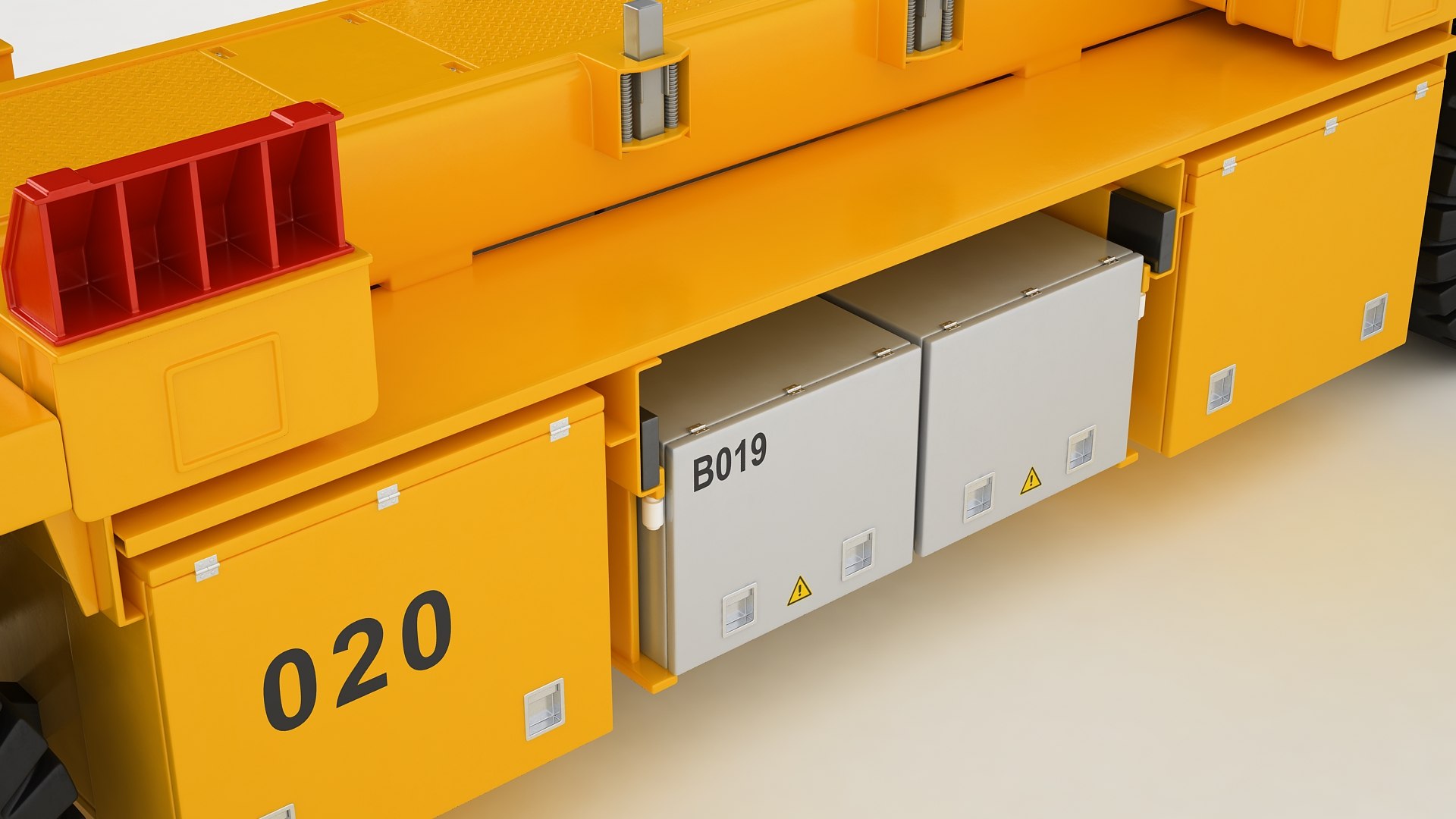 Self Drive Loader Platform Collection 01 3D Model - TurboSquid 1781912