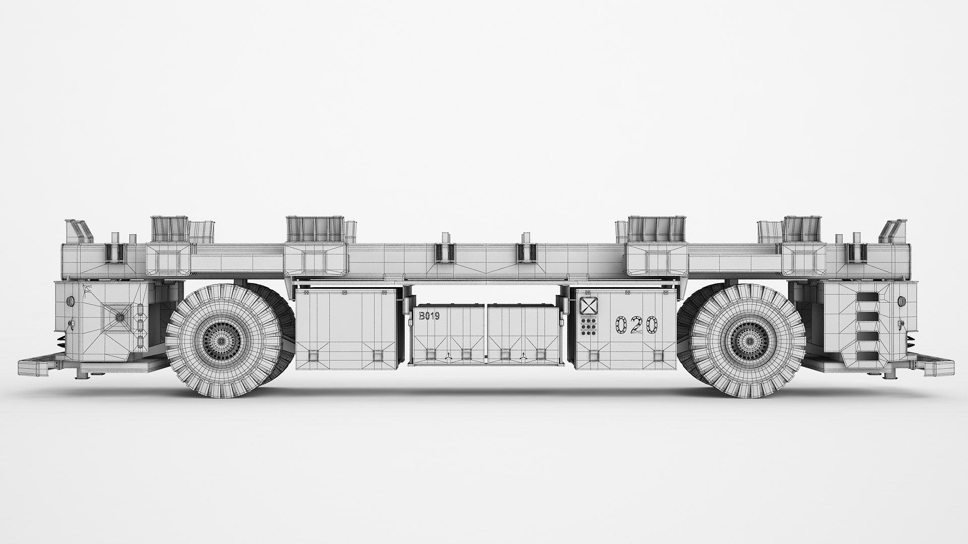 Self Drive Loader Platform Collection 01 3D Model - TurboSquid 1781912