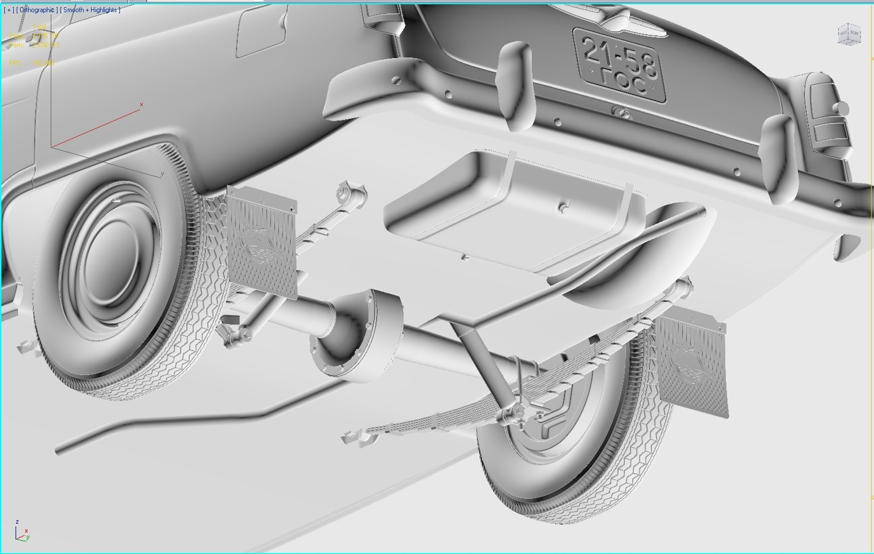 3D gaz-21i volga model - TurboSquid 1548607