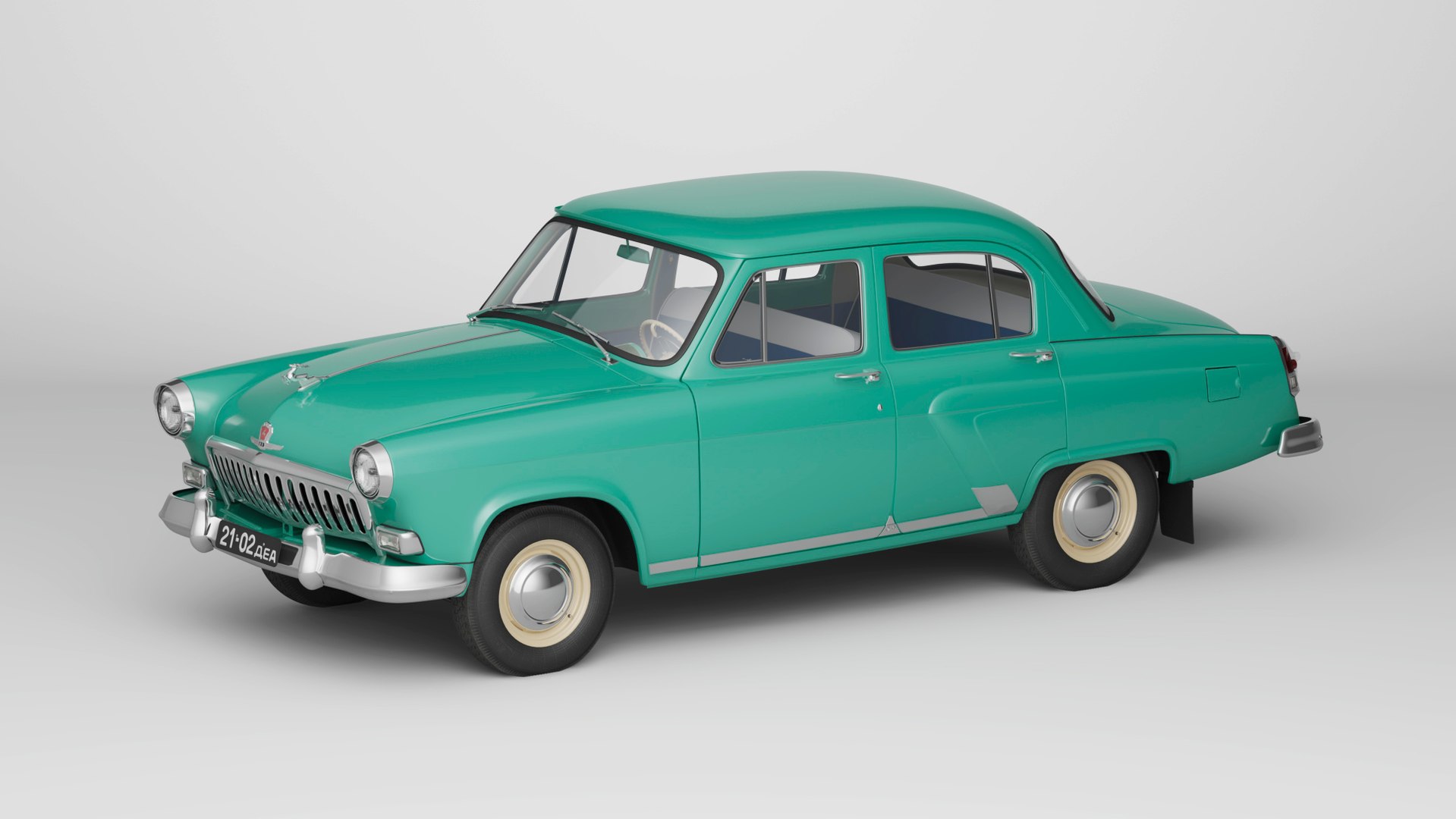 3D Gaz-21i Volga Model - TurboSquid 1548607