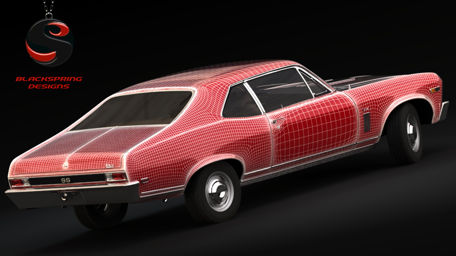 3d Model Chevrolet Nova Super Sport