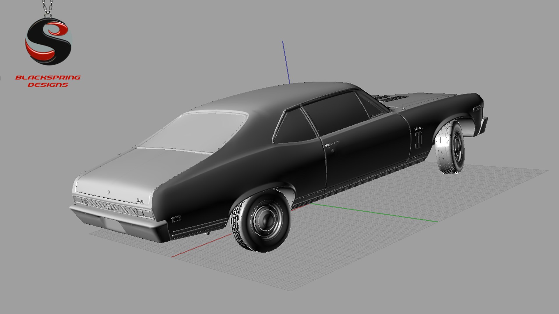 3d Model Chevrolet Nova Super Sport