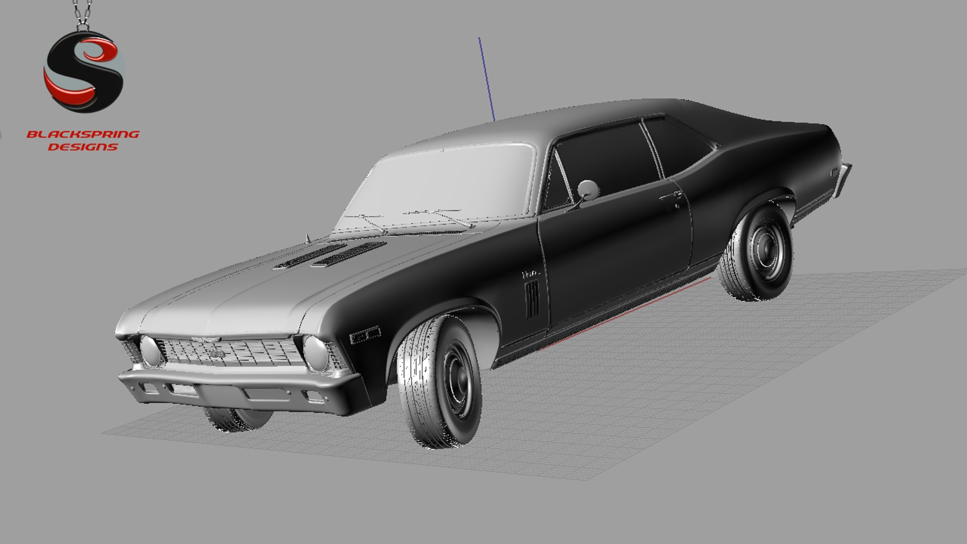 3d Model Chevrolet Nova Super Sport