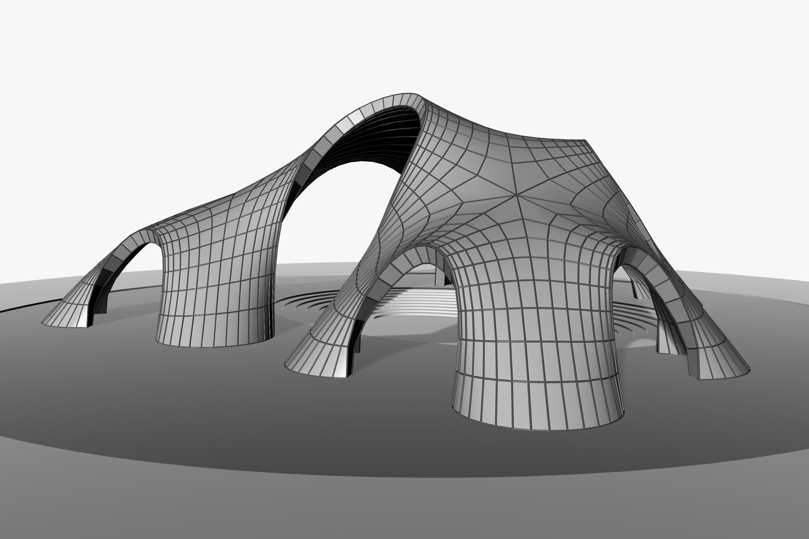 Network Vault Structure 3D model - TurboSquid 1892015