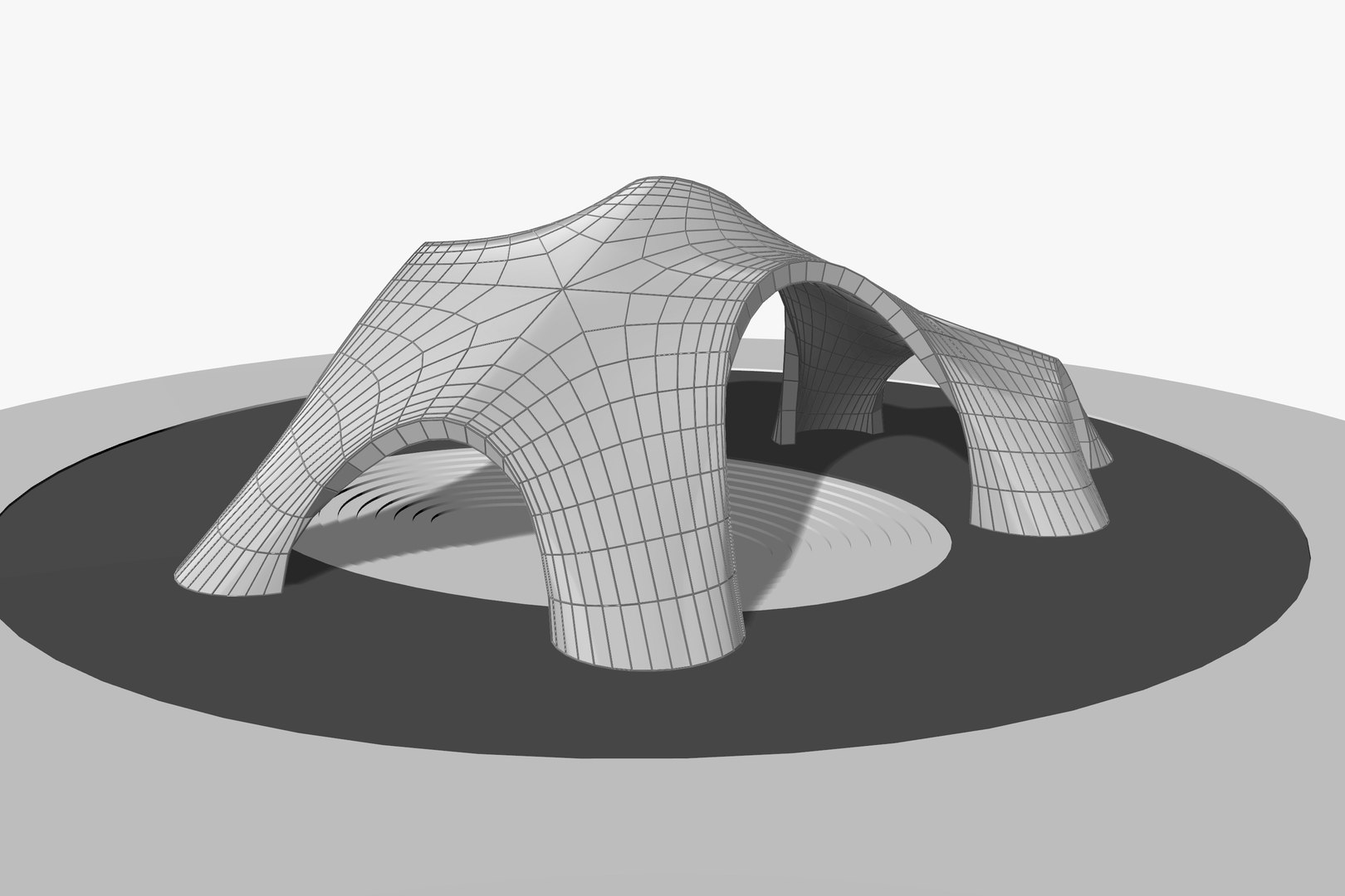 Network Vault Structure 3D model - TurboSquid 1892015