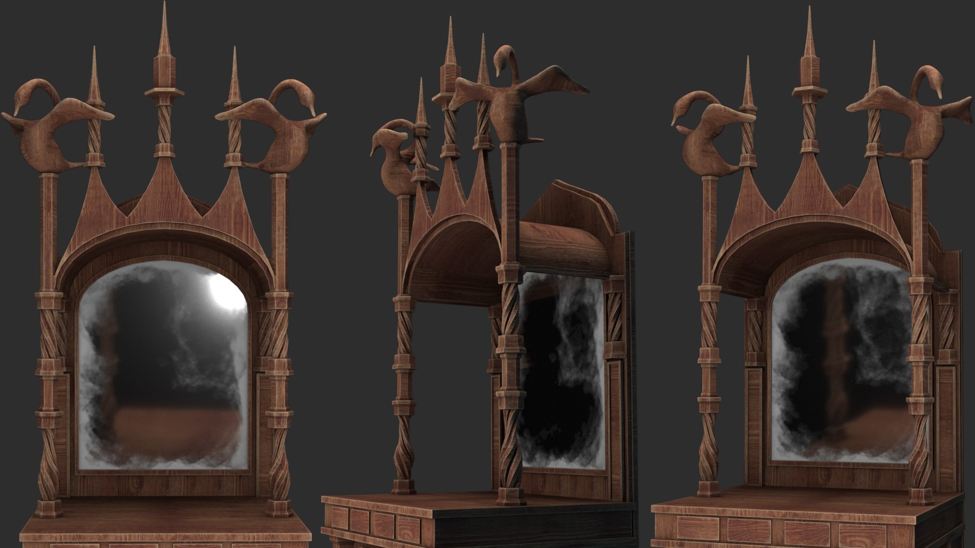 Mirror Low-poly 3D Model 3D - TurboSquid 1716621