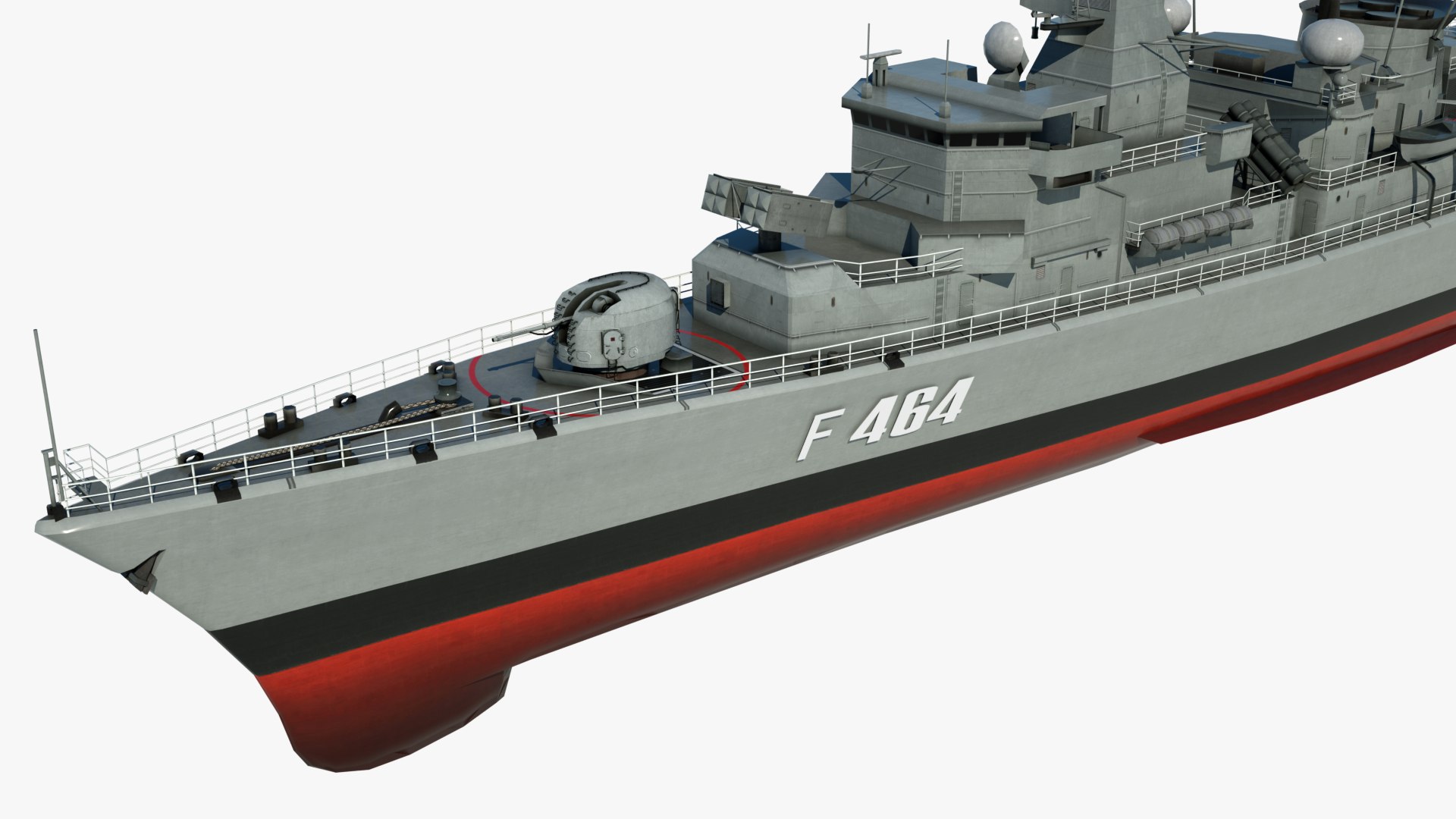 3d Model Large Navy Ship Kanaris