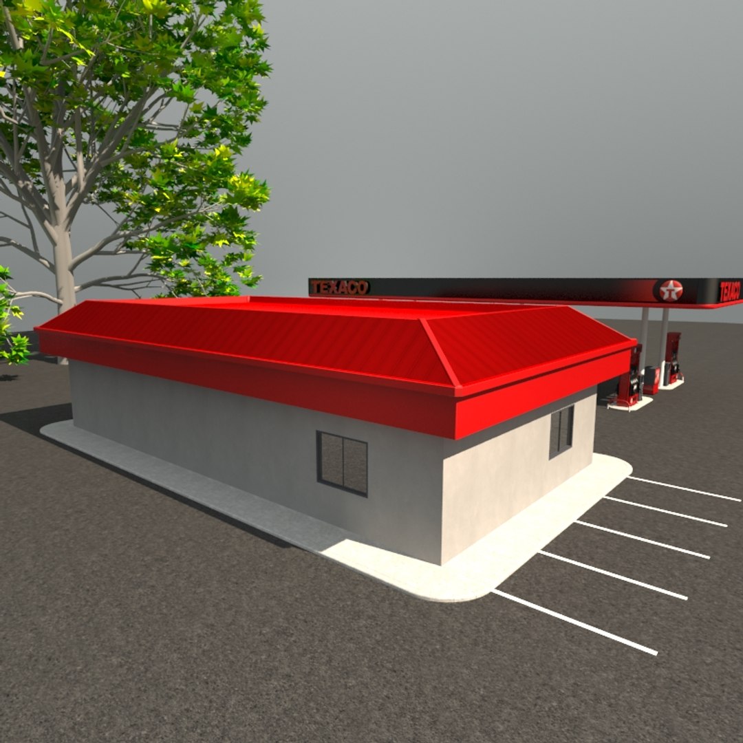 3d Texaco Station Model