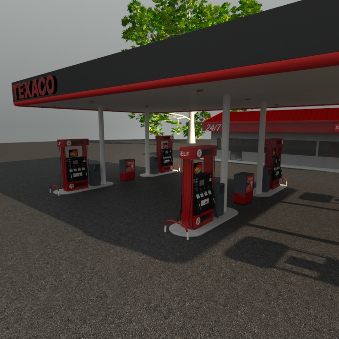 3d Texaco Station Model