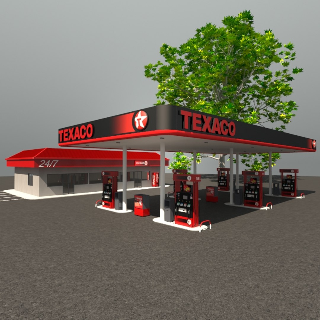 3d Texaco Station Model