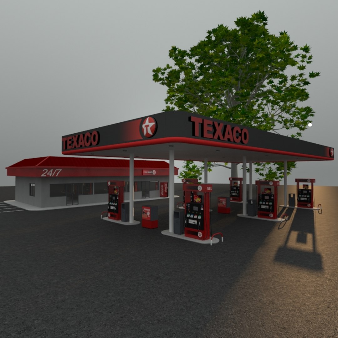 3d Texaco Station Model