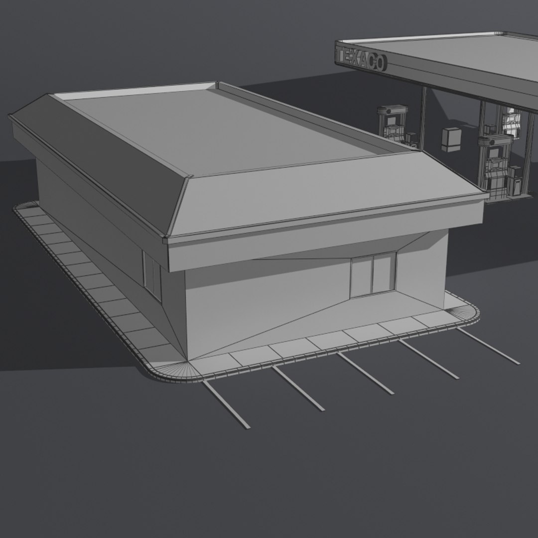 3d Texaco Station Model