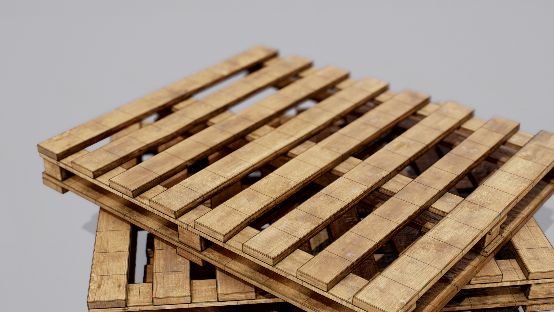 Wood pallet 3D model - TurboSquid 1658466
