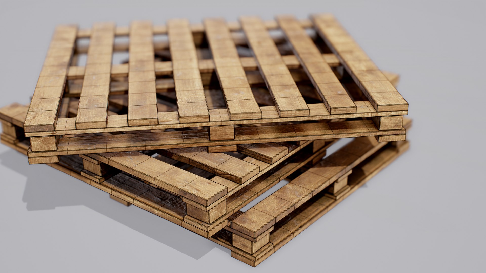 Wood Pallet 3D Model - TurboSquid 1658466