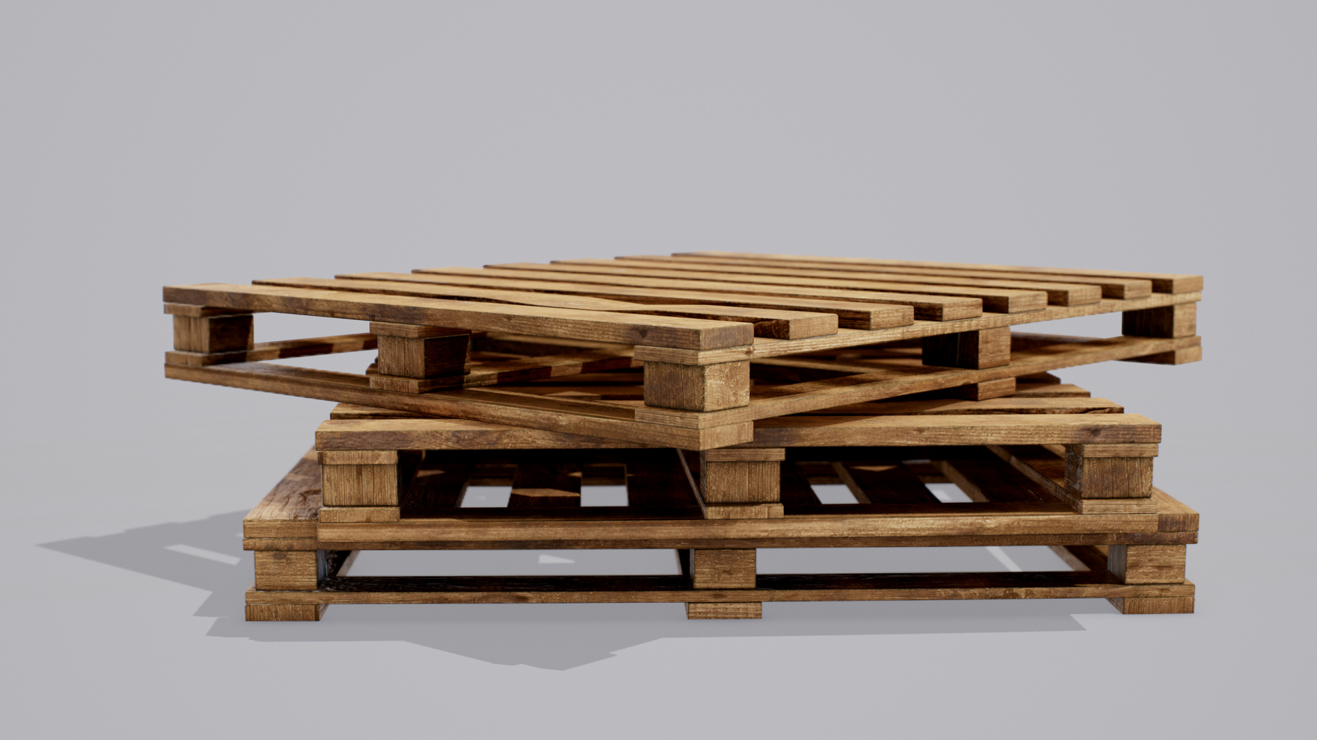 Wood pallet 3D model - TurboSquid 1658466