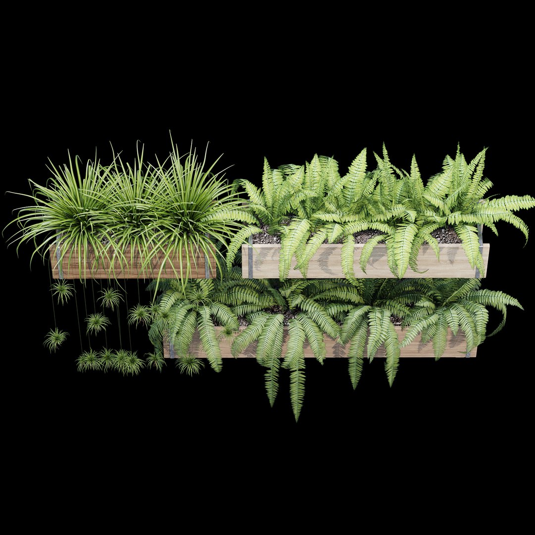 3D Model Banded Redwood Window Box - TurboSquid 1877143