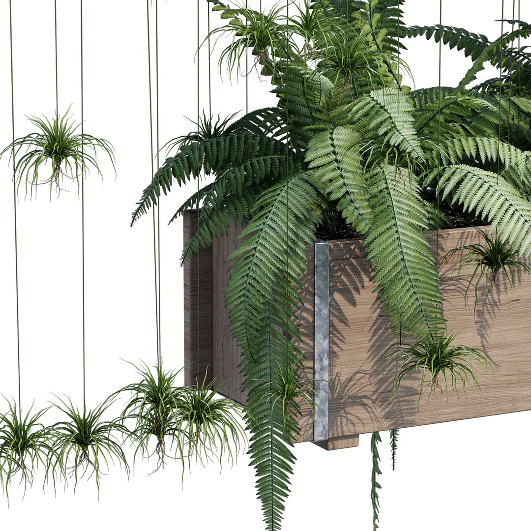 3D Model Banded Redwood Window Box - TurboSquid 1877143