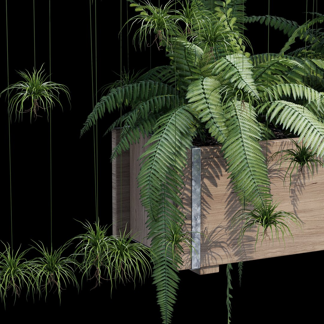 3D Model Banded Redwood Window Box - TurboSquid 1877143