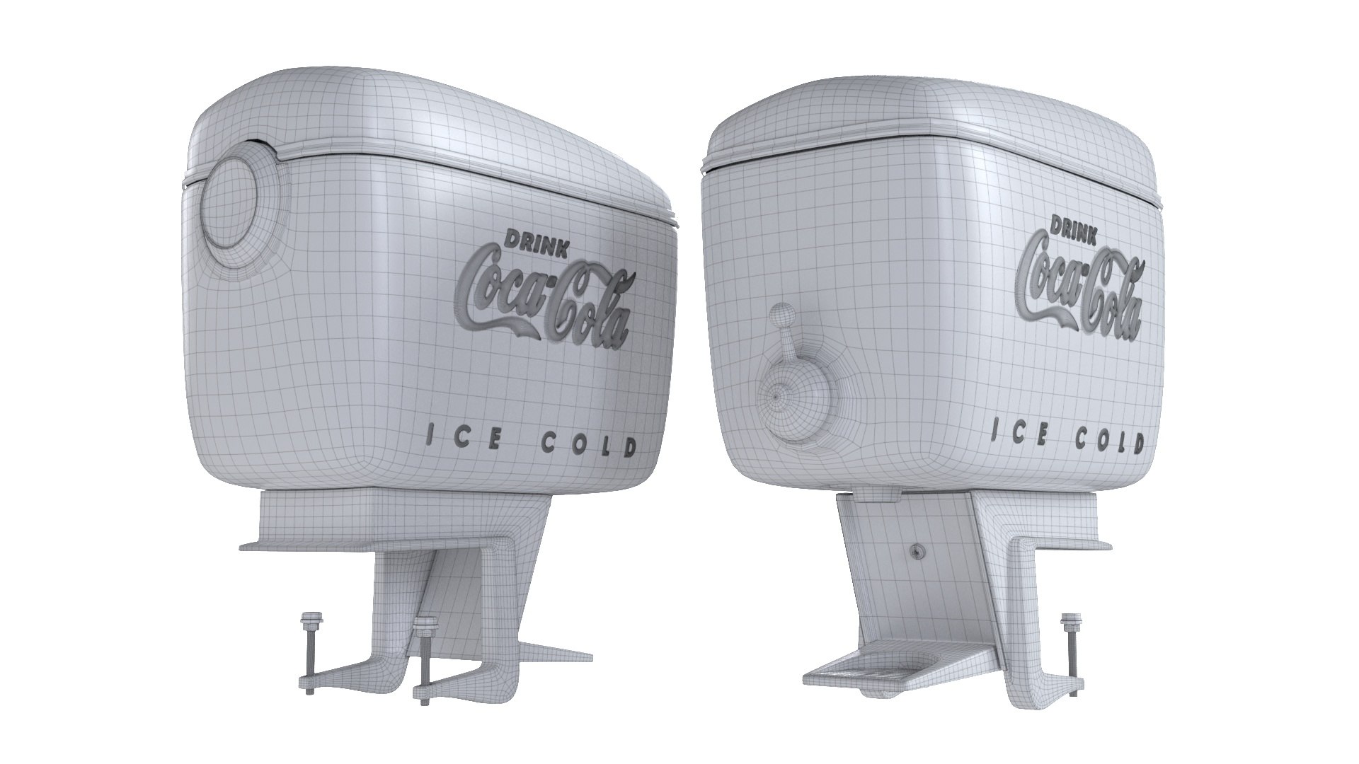 Coke Dispenser 3D Model - TurboSquid 2221559