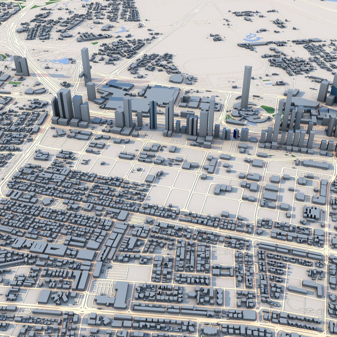 3D Model Dubai City United Arab Emirates - TurboSquid 2347222