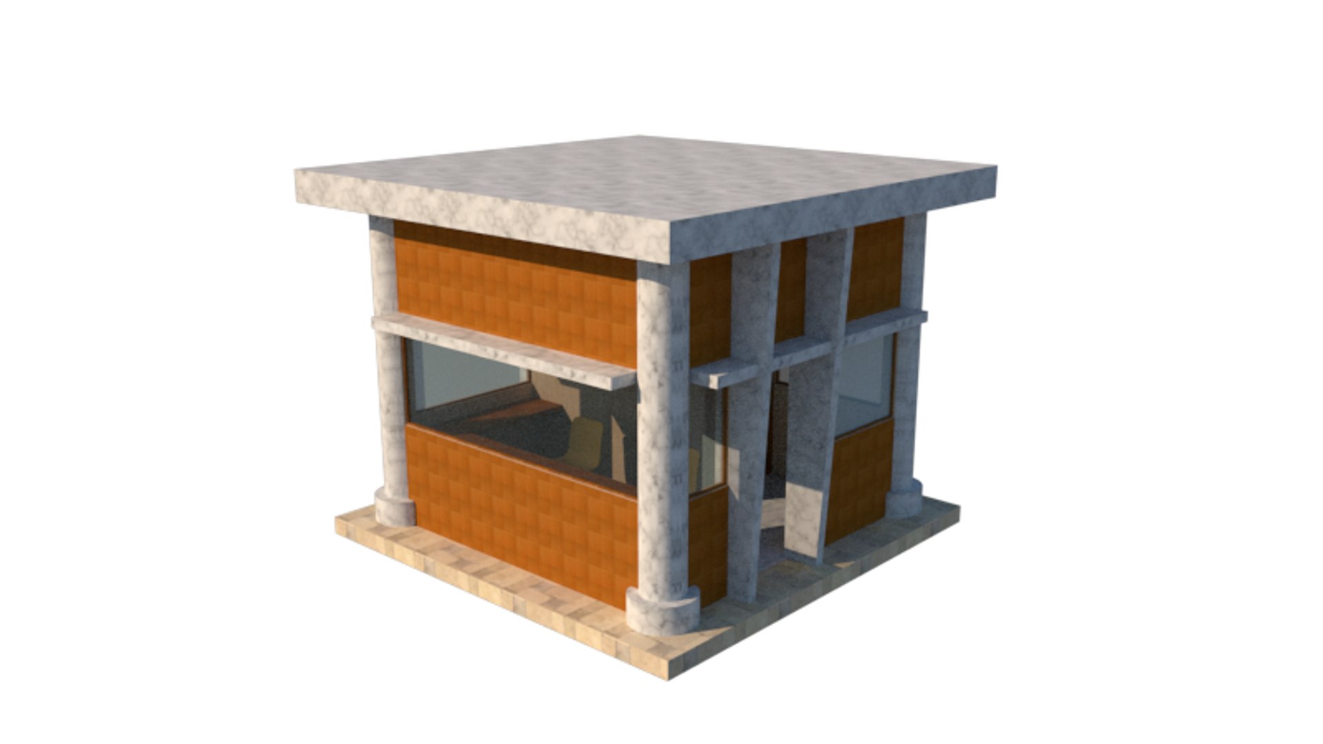 3D Security Post Model - TurboSquid 1274835