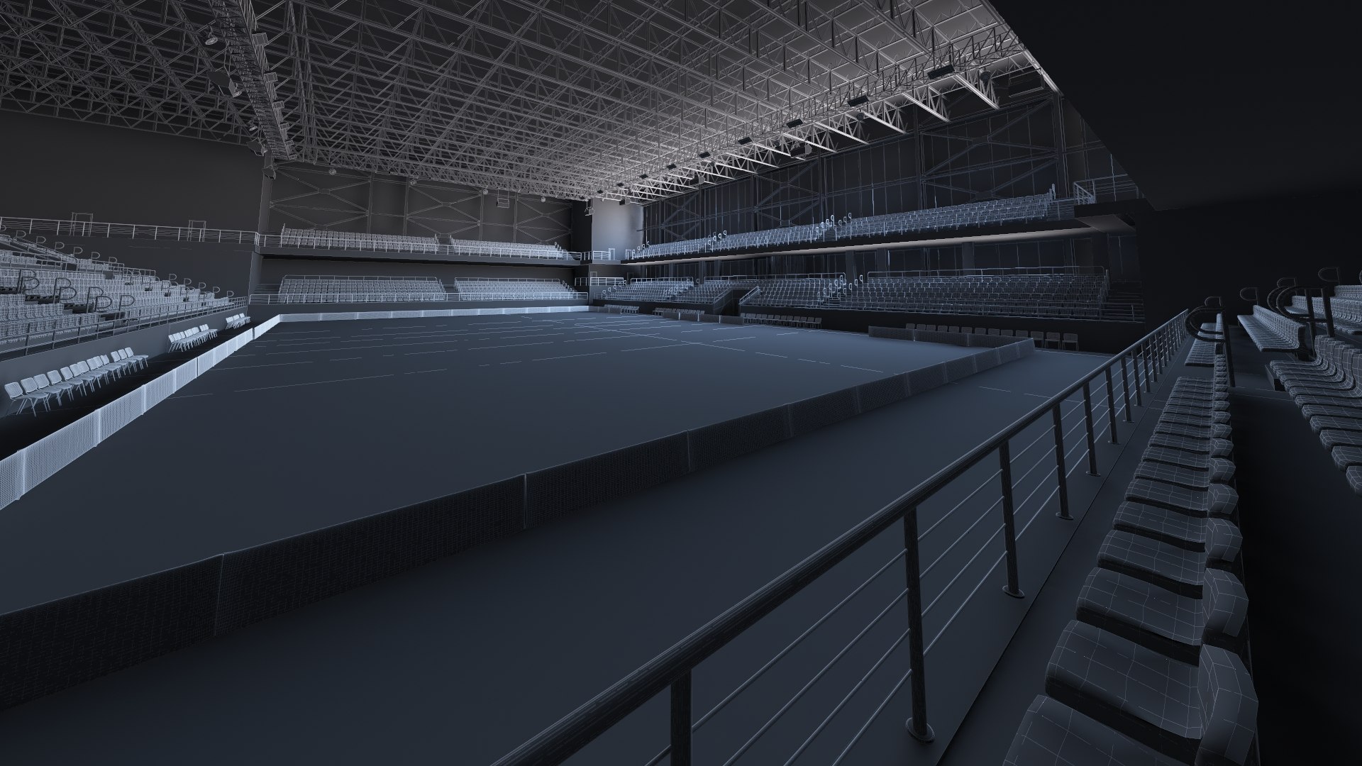 Indoor Base Arena 2 3D - TurboSquid 2015538