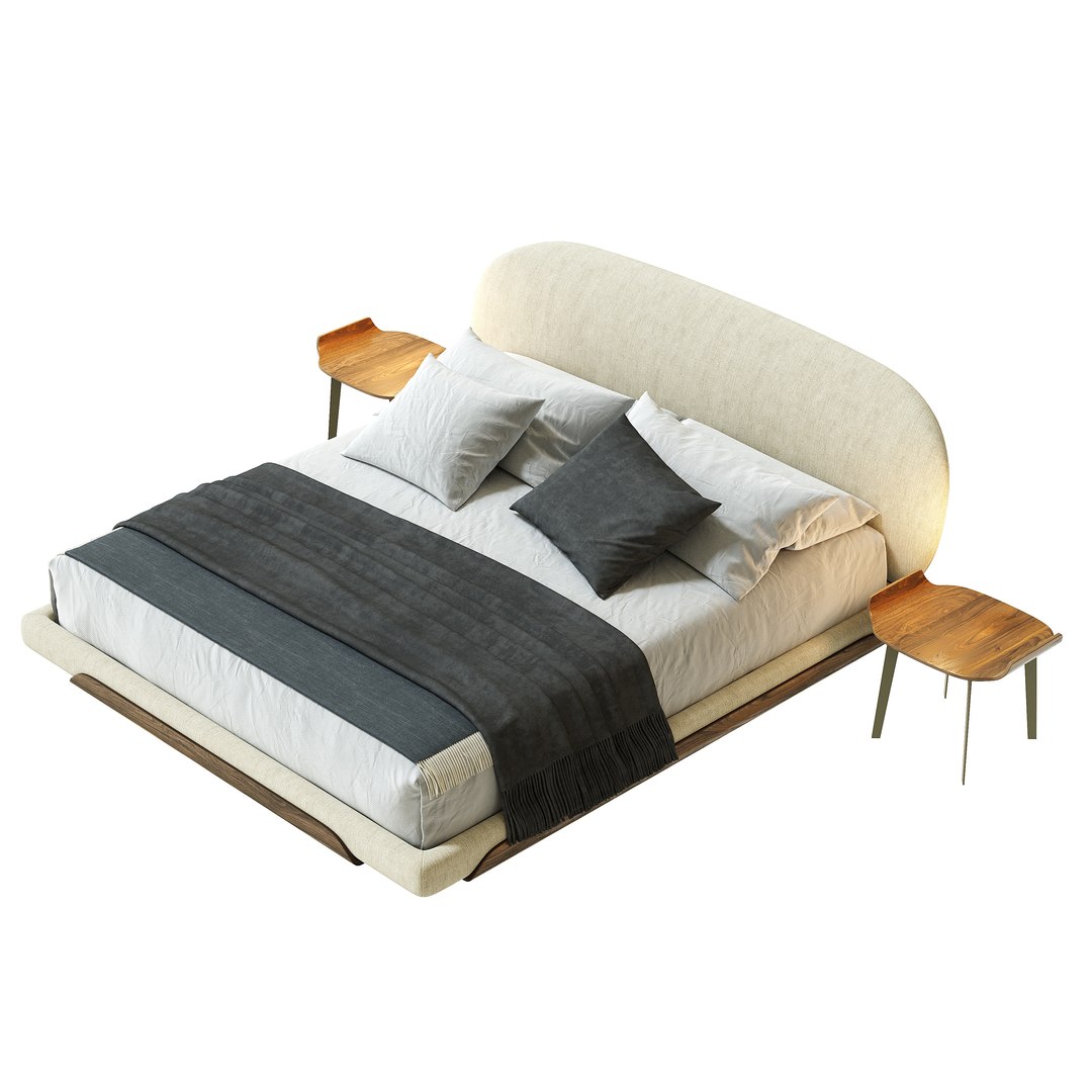 Bonaldo Olos Bed MAX Model - TurboSquid 2135501