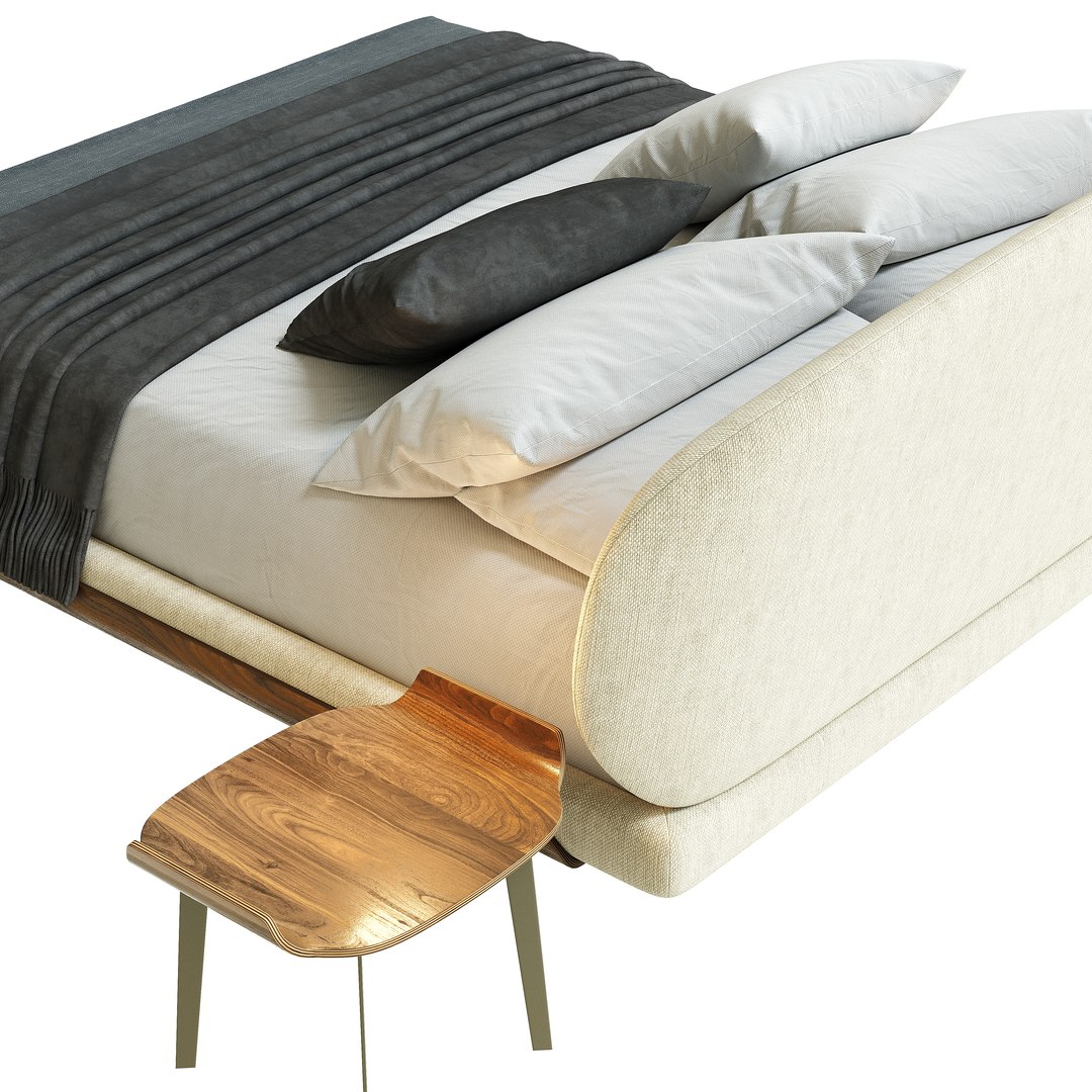 Bonaldo Olos Bed MAX Model - TurboSquid 2135501