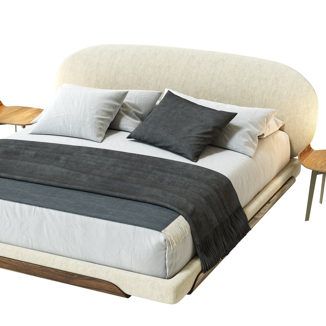 Bonaldo Olos Bed MAX Model - TurboSquid 2135501