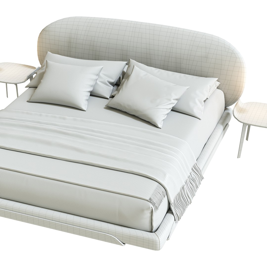 Bonaldo Olos Bed MAX Model - TurboSquid 2135501