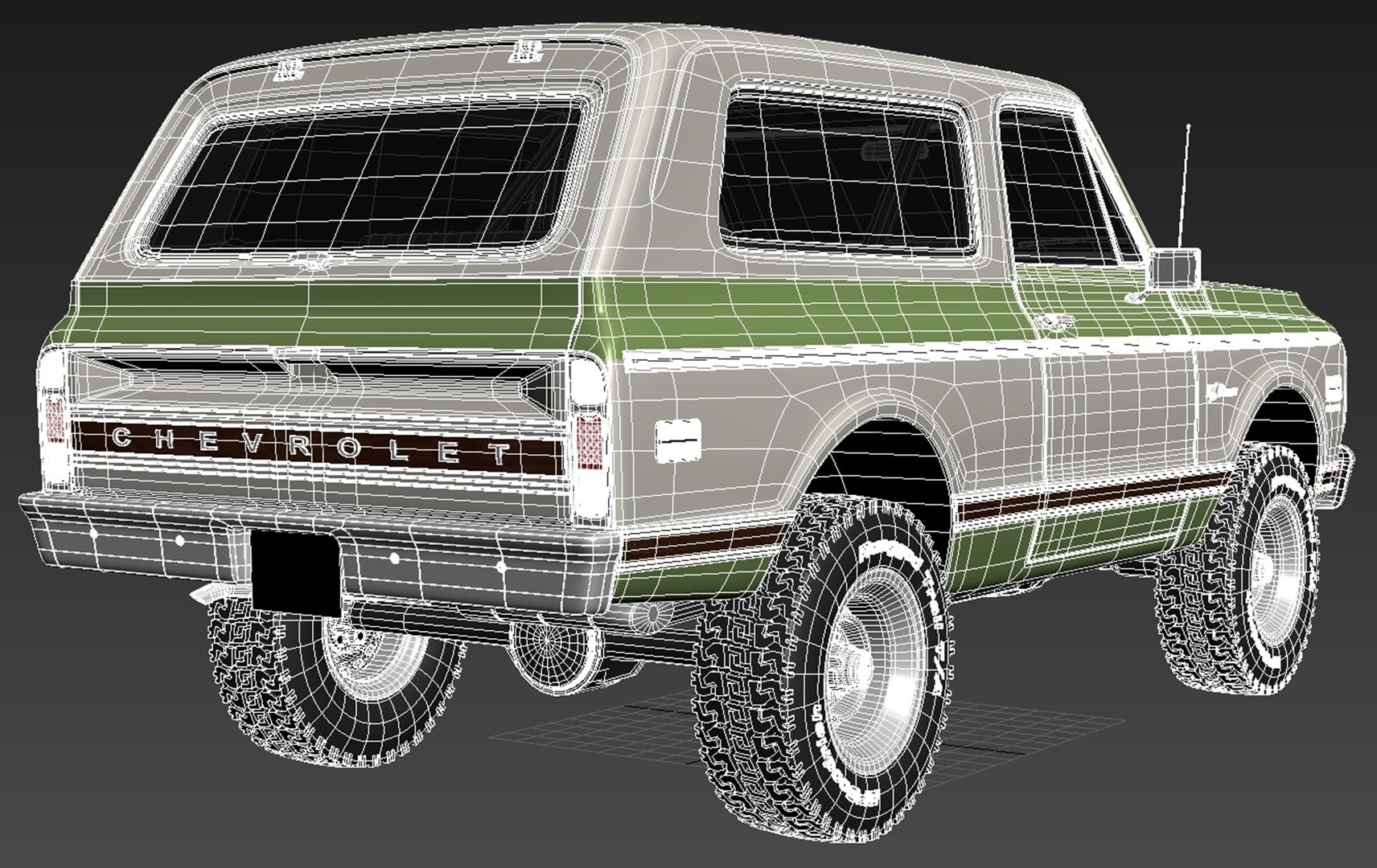 Chevrolet K5 Cheyenne Ranger 1972 3D Model - TurboSquid 2218538