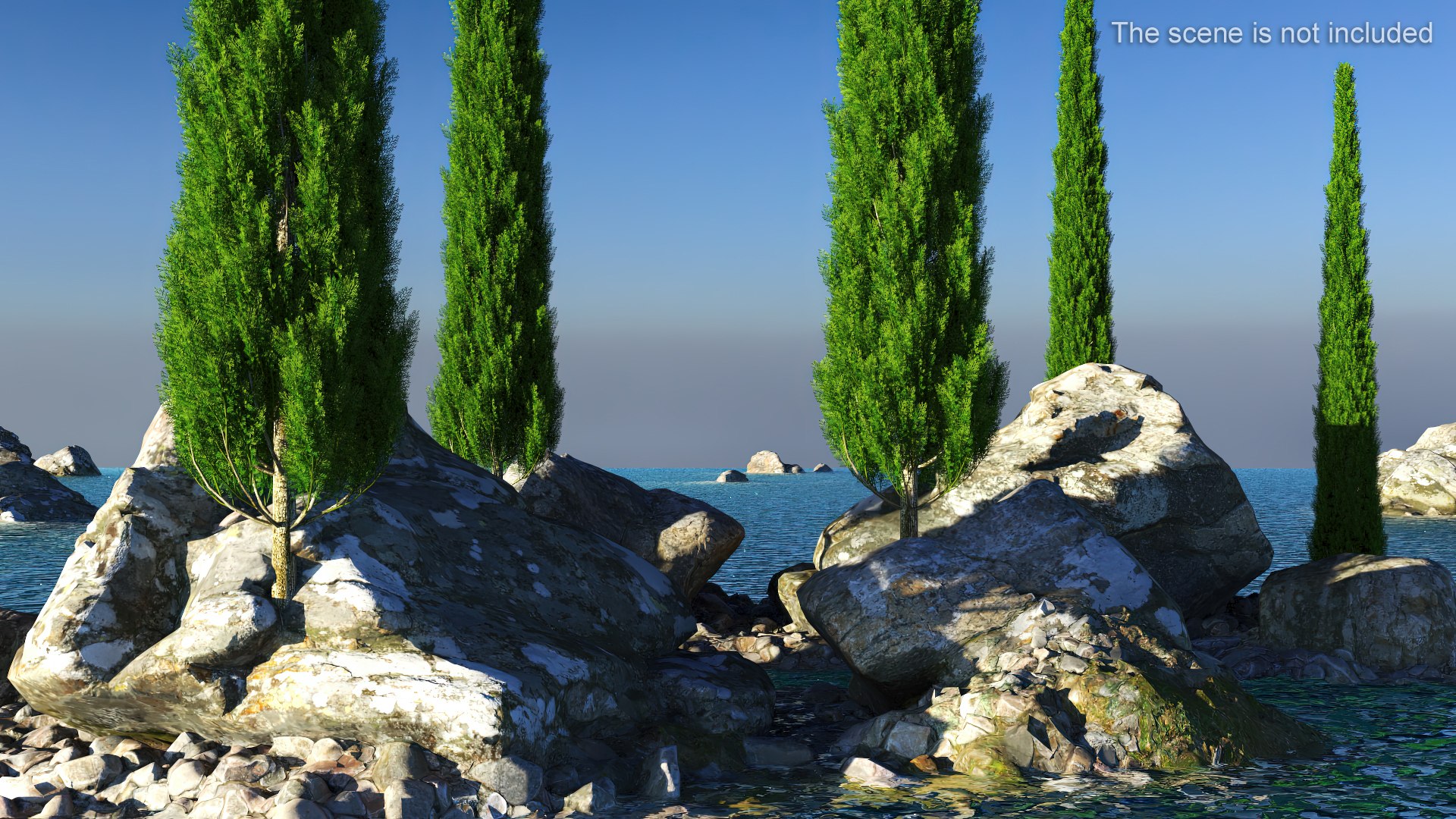 3D Realistic Cypress Tree - TurboSquid 2346156