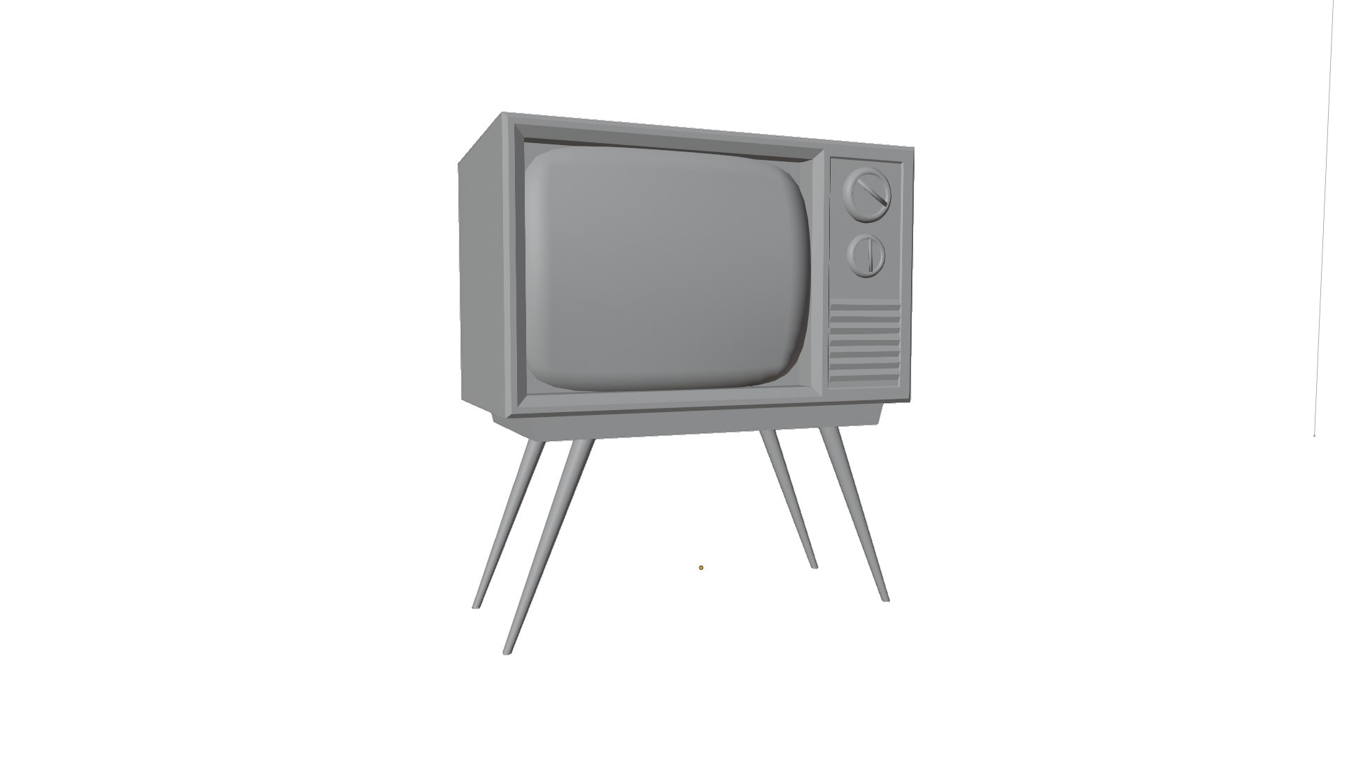 Old Tv Retro Style 3D Model - TurboSquid 2121705