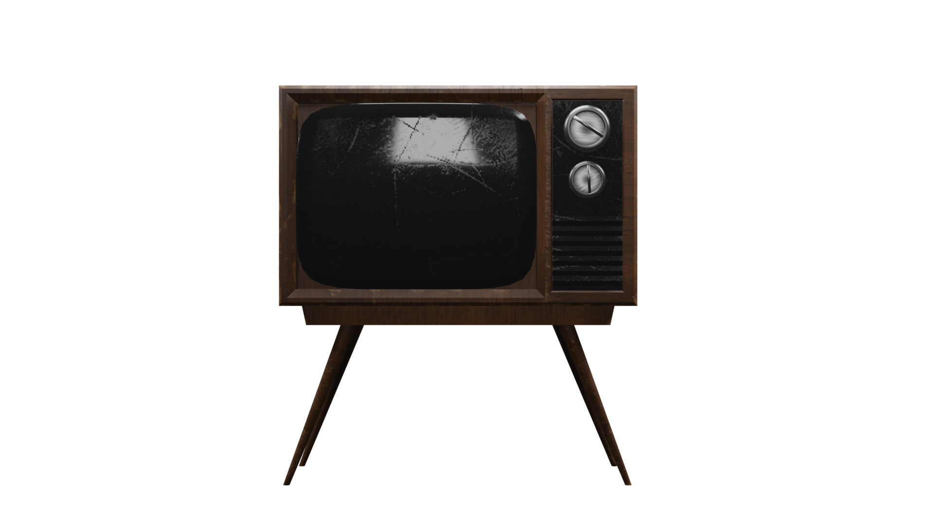 Old Tv Retro Style 3D Model - TurboSquid 2121705